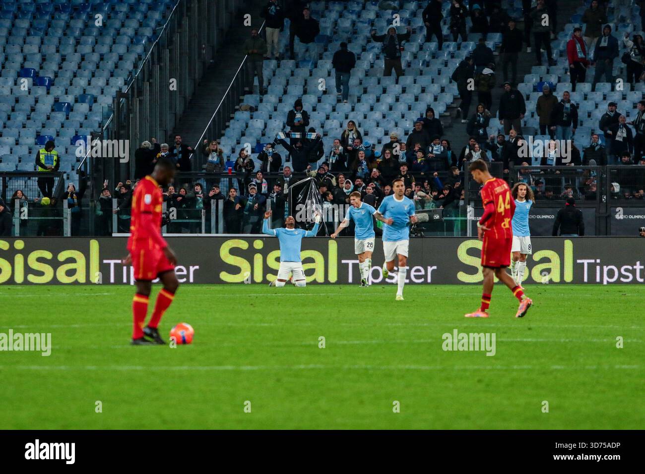 Tijjani Noslin of SS Lazio during SS Lazio vs US Lecce, Italian soccer ...