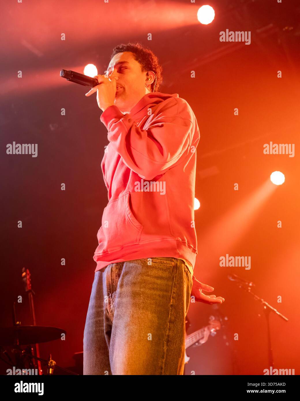 Manchester, England, 23rd November, 2025. Loyle Carner playing o2 ...