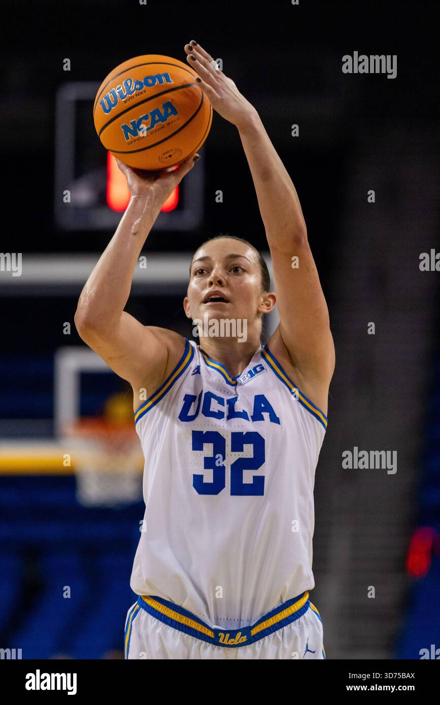UCLA forward Angela Dugalić shoots the ball against Southern during the ...