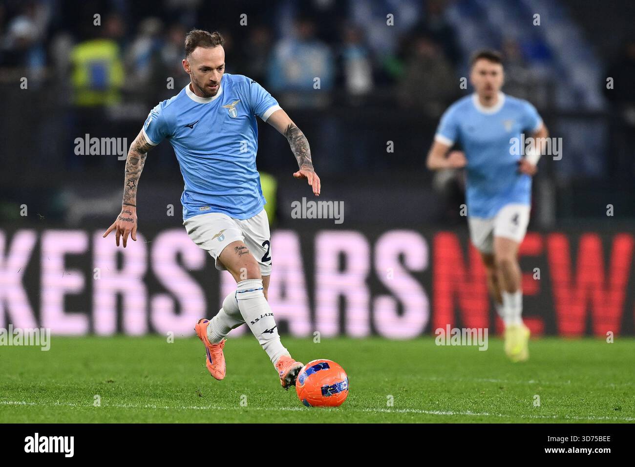 Manuel Lazzari of S.S. Lazio is in action during the 12th day of the ...
