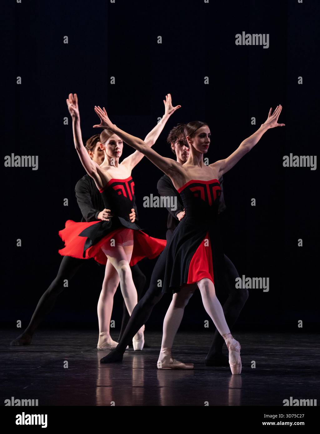 Dancers of Dutch National Ballet perform '5 Tangos' choreographed by ...