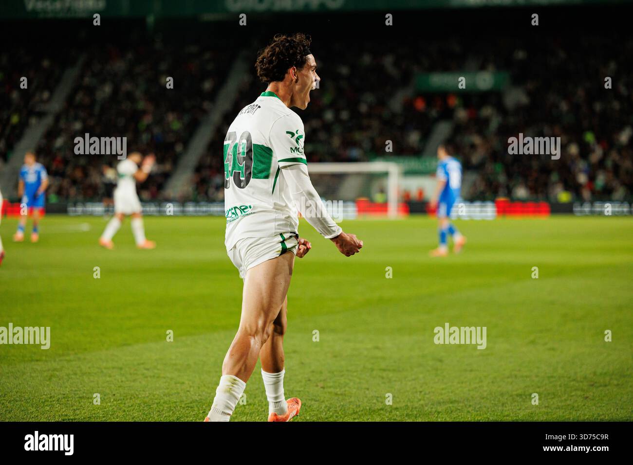 Elche, Spain. 23rd Nov 2025; Hector Fort (Elche CF) seen during LaLiga ...