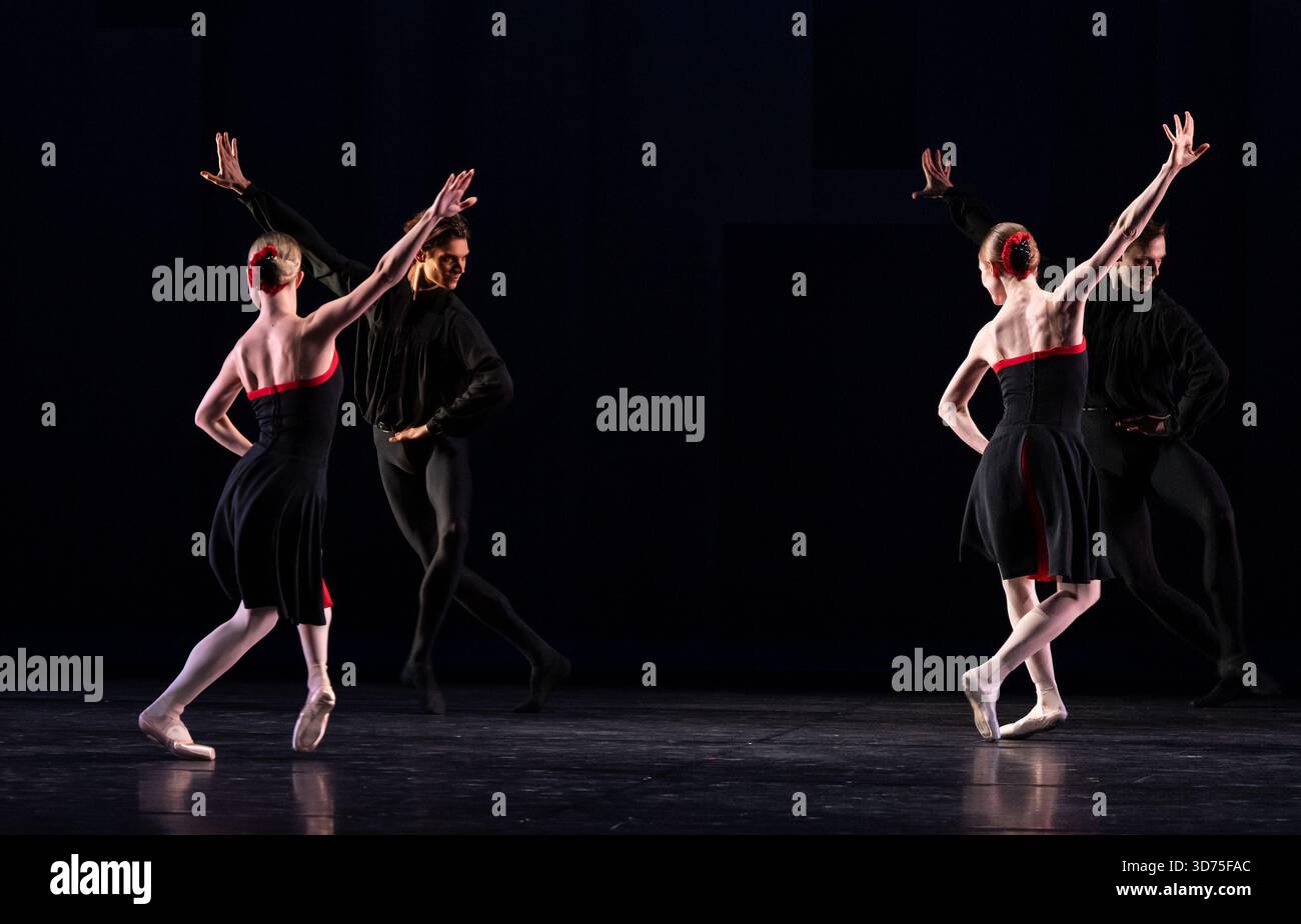 Dancers of Dutch National Ballet perform '5 Tangos' choreographed by ...