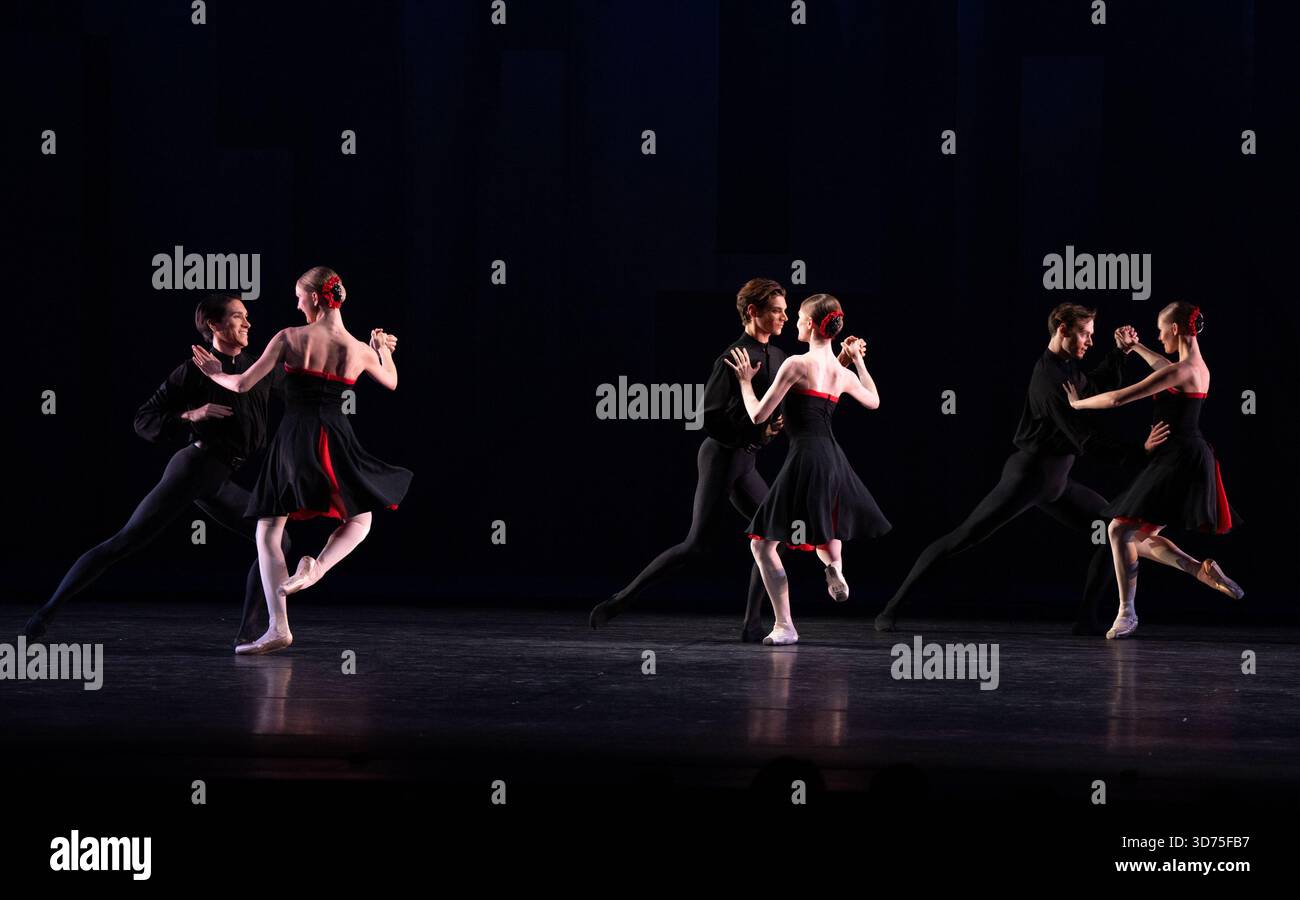 Dancers of Dutch National Ballet perform '5 Tangos' choreographed by ...