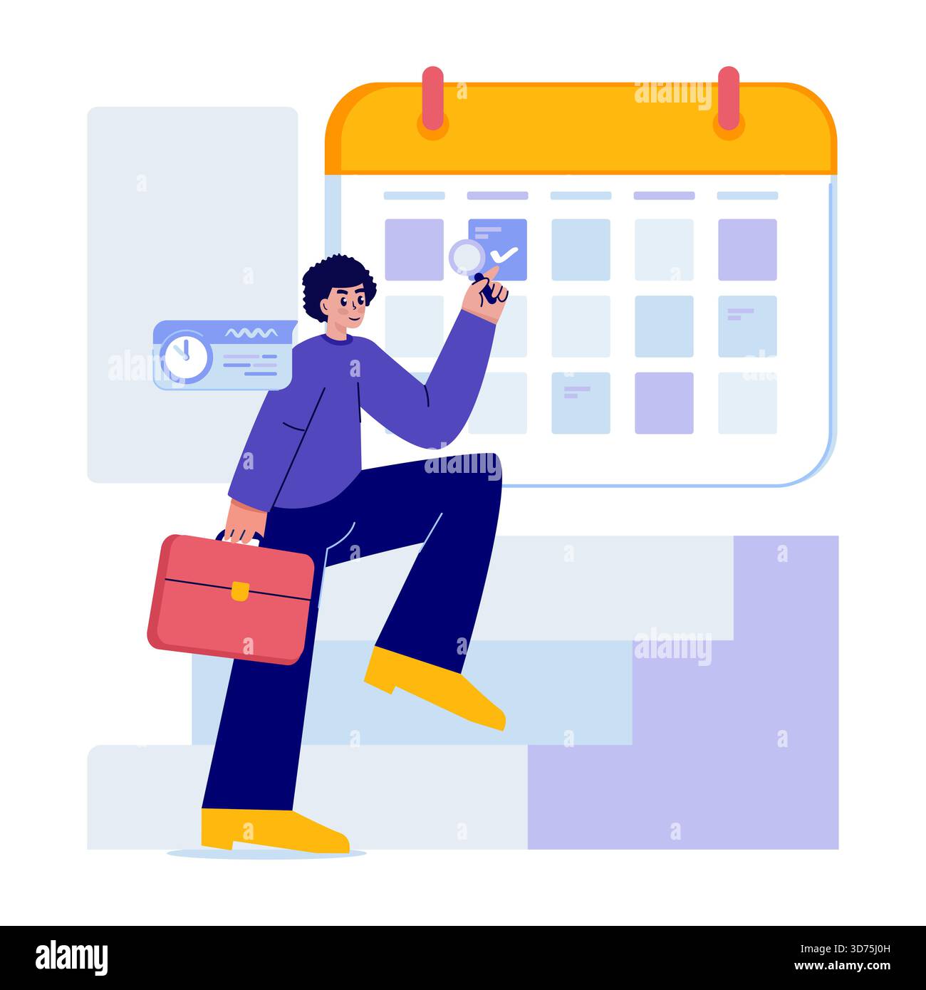 Checking manager Stock Vector Images - Alamy