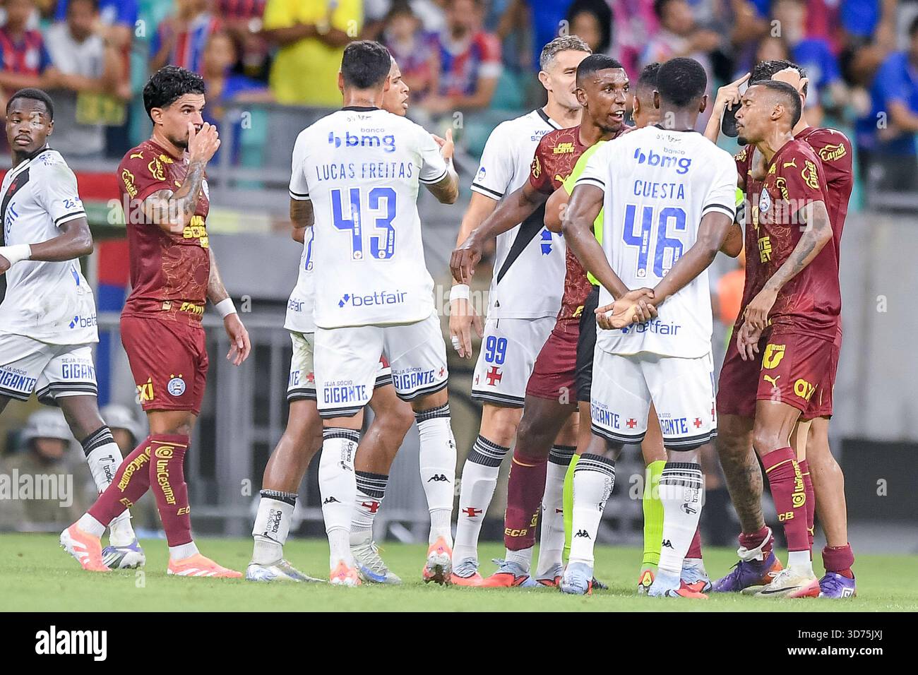 BA - SALVADOR - 11/23/2025 - BRAZILIAN CHAMPIONSHIP A 2025, BAHIA x VASCO - Ramos Mingo, Bahia ...