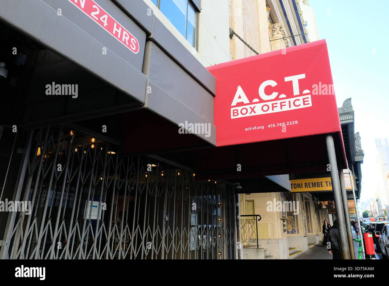 The American Conservatory Theatre box office at the Toni Rembe Theatre ...