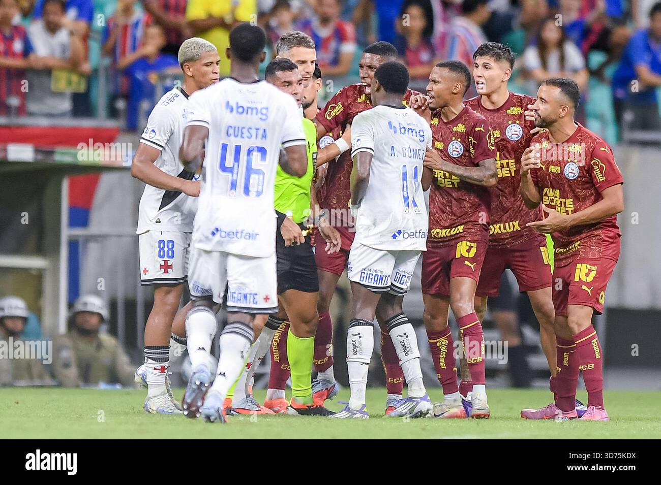BA - SALVADOR - 11/23/2025 - BRAZILIAN CHAMPIONSHIP A 2025, BAHIA x VASCO - Ramos Mingo, Bahia ...