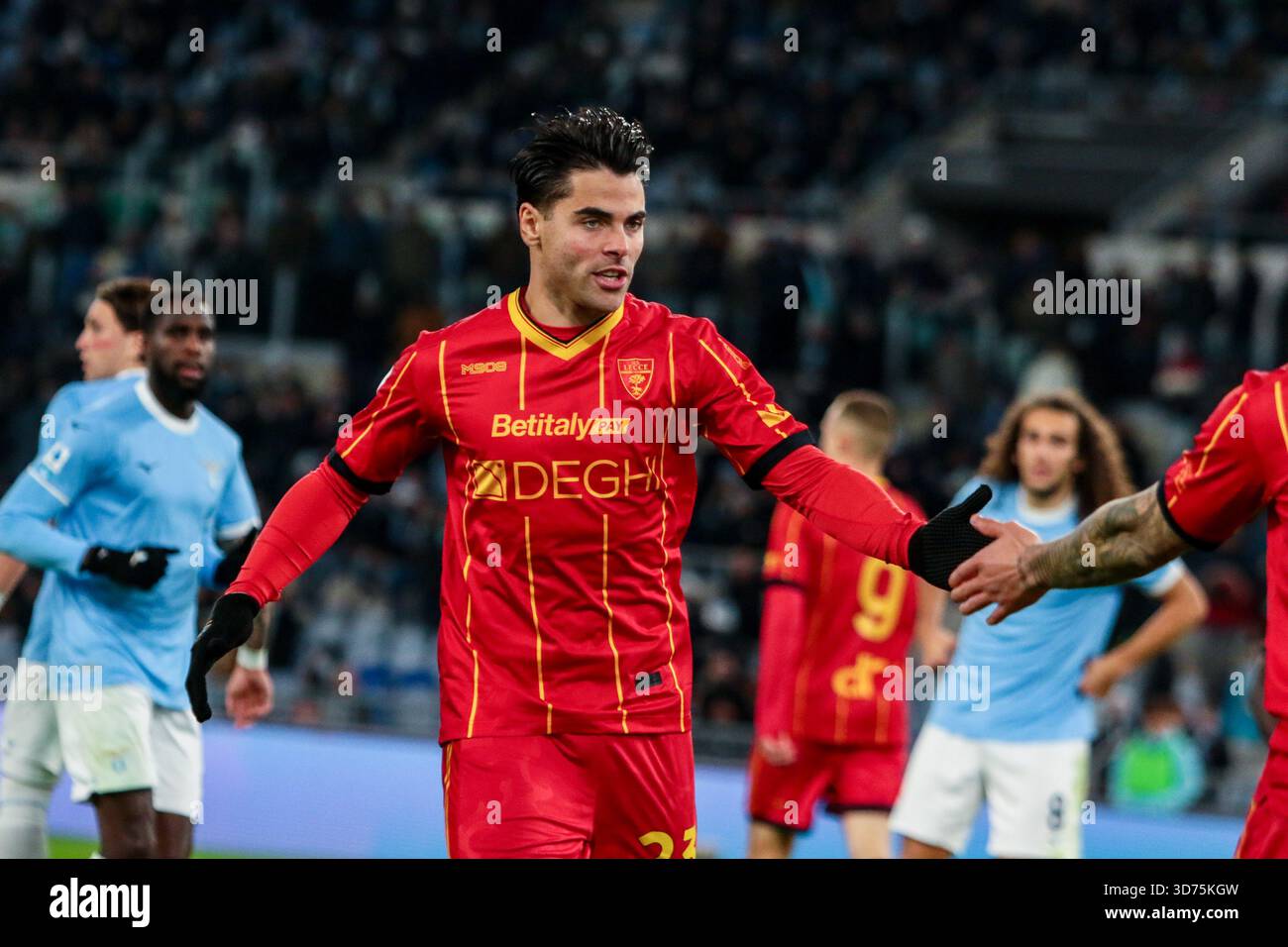 Riccardo Sottil of US Lecce during SS Lazio vs US Lecce, Italian soccer ...