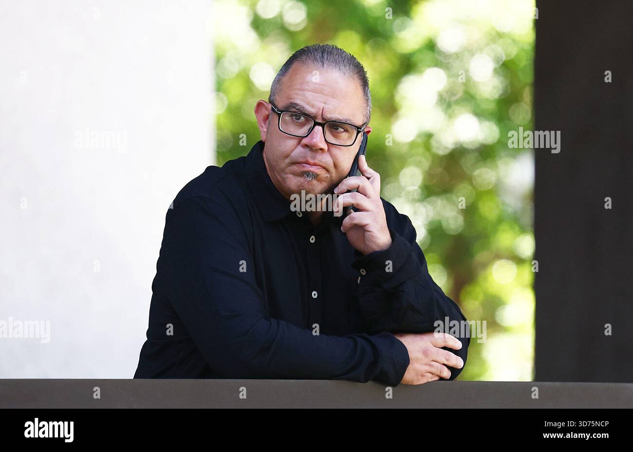 Simon Tadros who is the husband of victim Vanessa Tadros is seen ...