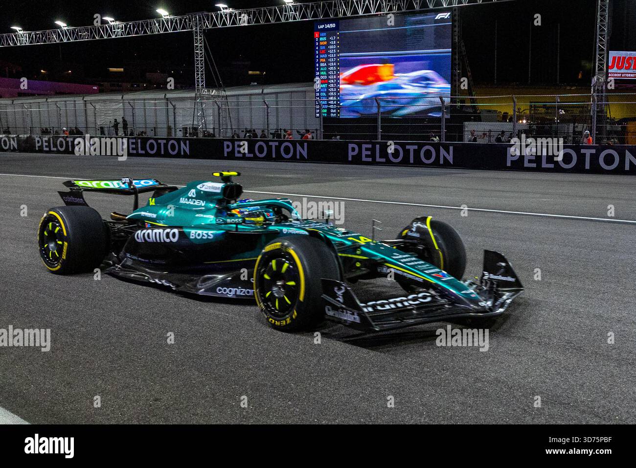 Fernando Alonso Diaz (14) of Team Aston Martin Aramco during the Grand ...