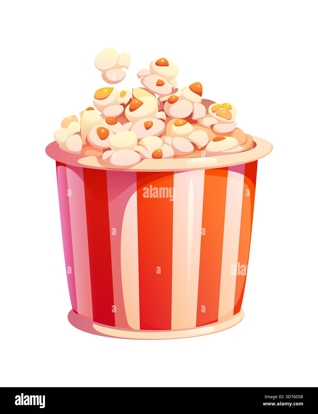 Package of gourmet caramel corn Stock Vector Images - Alamy