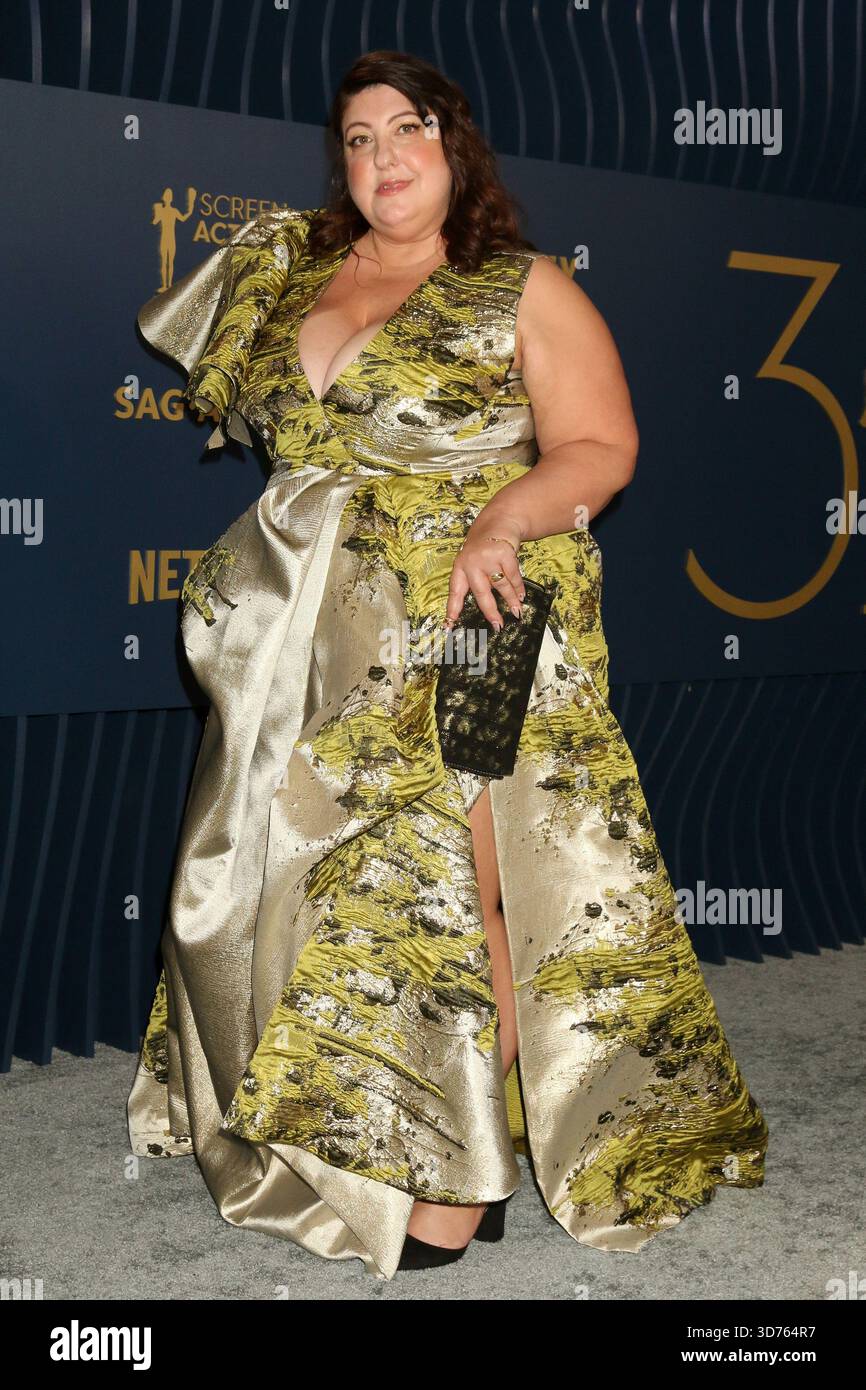 LOS ANGELES - FEB 24: Ashlie Atkinson at the 30th Screen Actors Guild ...