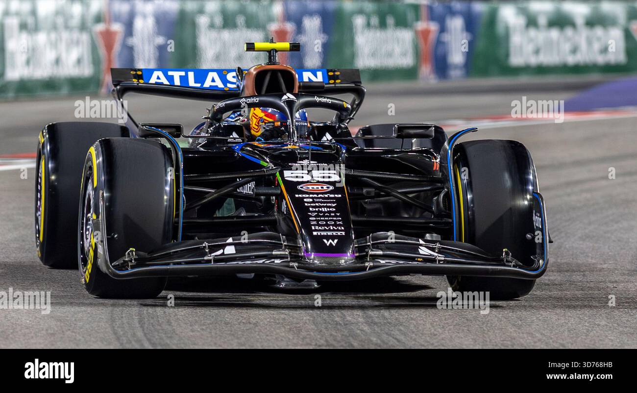 November 22 2025 Las Vegas NV, U.S.A. Williams driver Carlos Sainz (55 ...