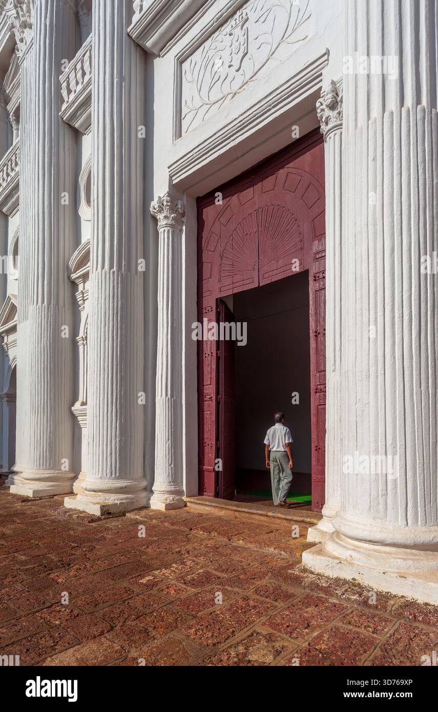 St Cajetan church old goa near panaji or panjim Goa India Stock Photo ...