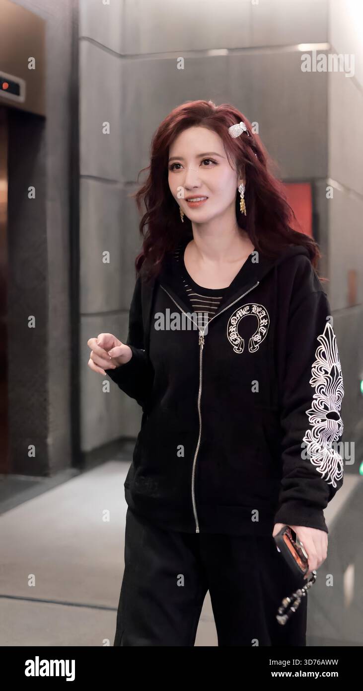 Chinese actress and beauty pageant titleholder Alina Zhang appears in ...