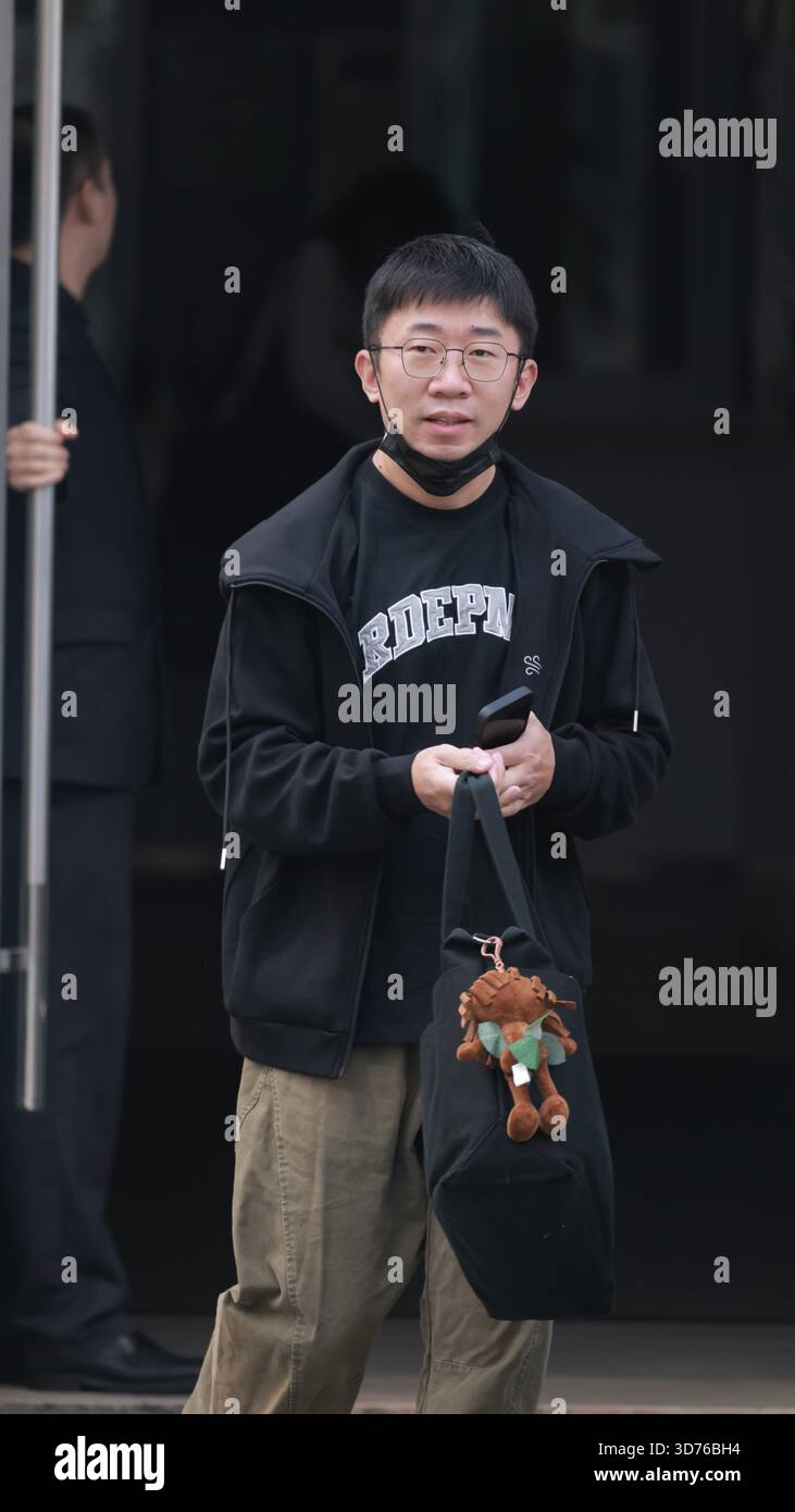 Chinese host and actor Yang Di appears in Changsha City, south China's ...
