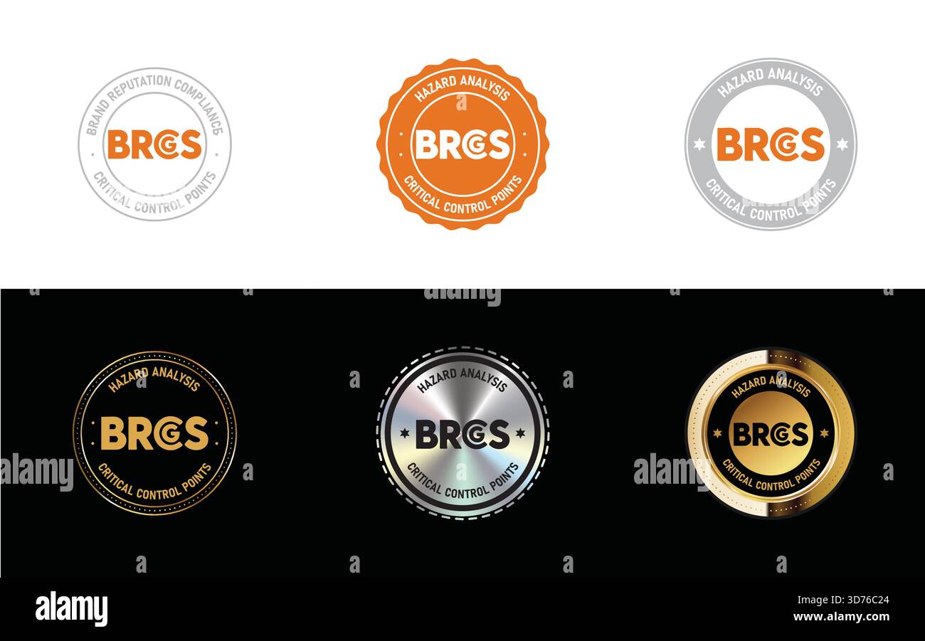 Hazard Analysis and Critical Control Points logo. Icon, Stamp, Badge ...