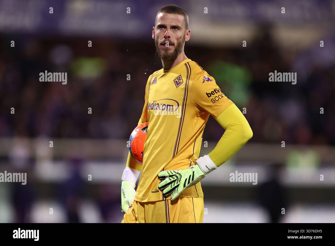 David De Gea of Acf Fiorentina looks on during the Serie A match ...