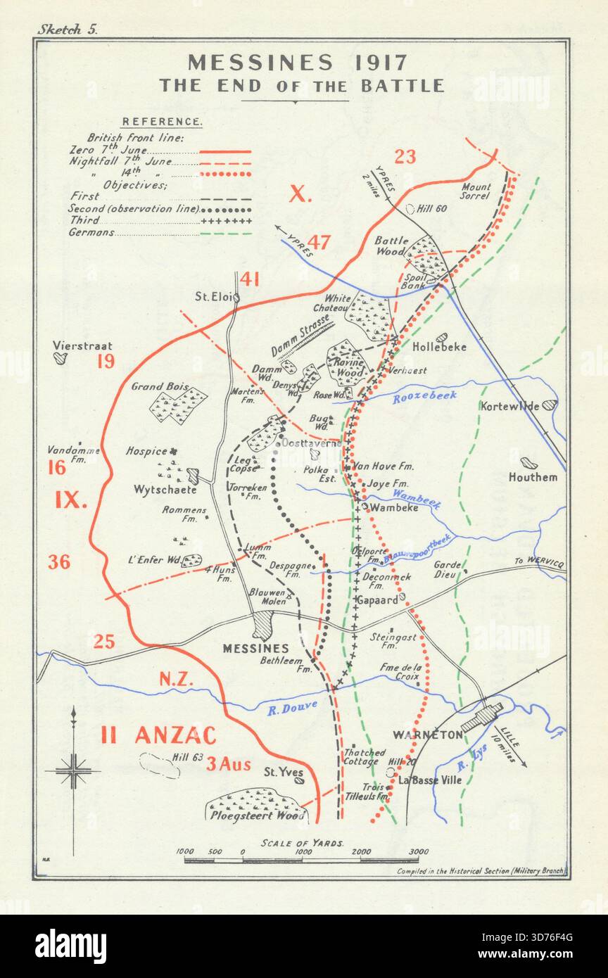 Battle of Messines 1917: The End of the Battle. First World War 1948 ...