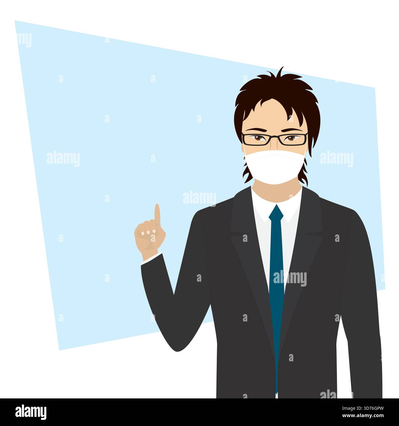 Portrait handsome asian male Stock Vector Images - Alamy