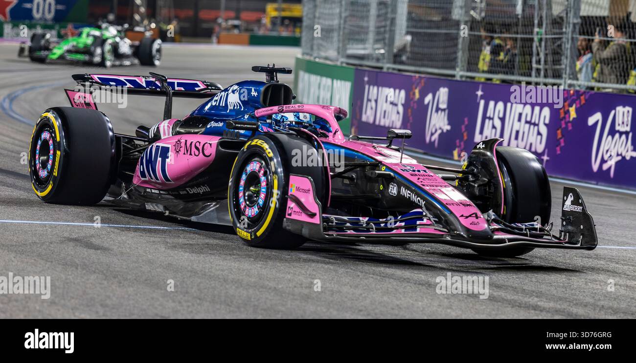 November 22 2025 Las Vegas NV, U.S.A. Alpine driver Pierre Gasly (10 ...