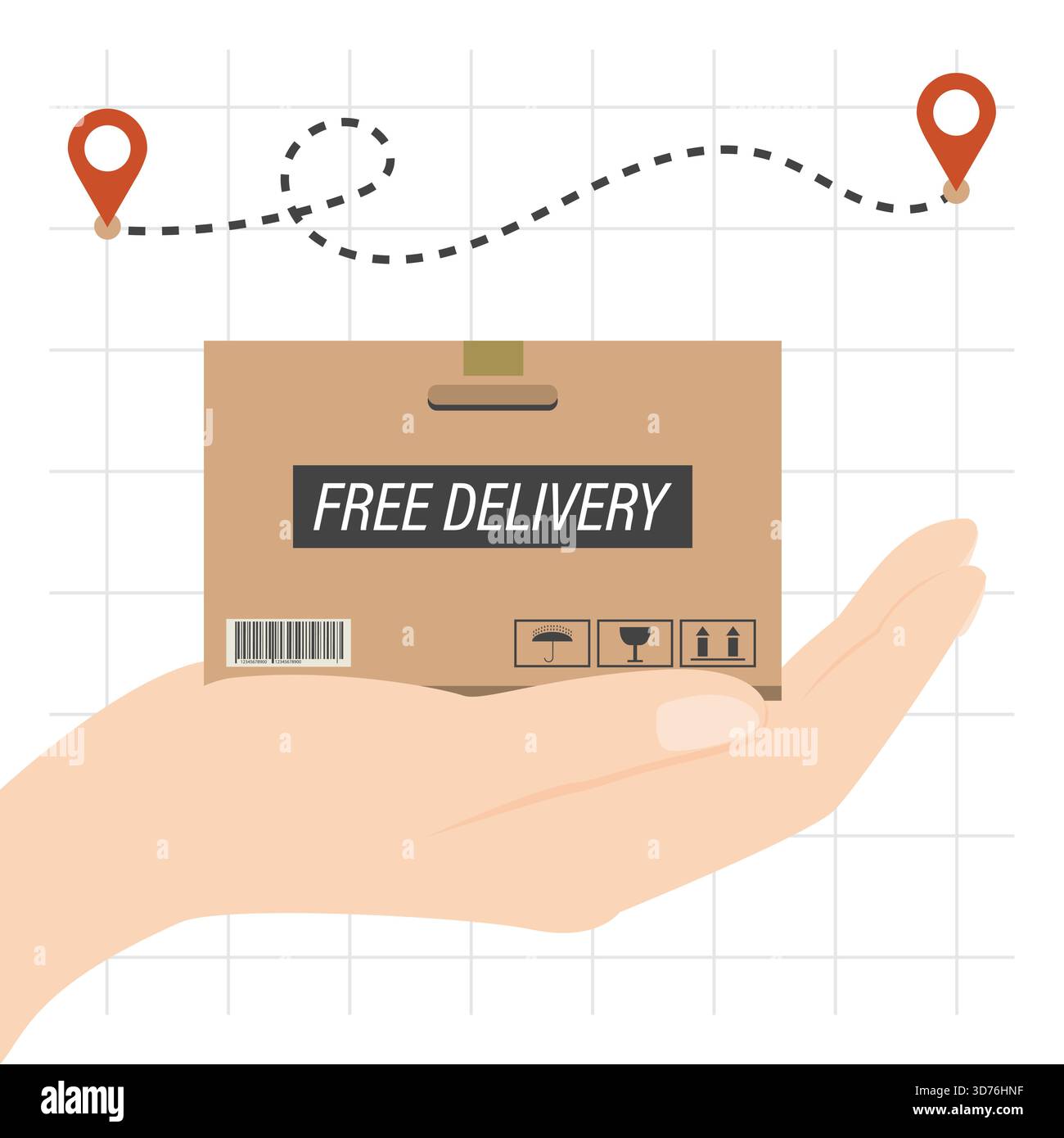 On an up freight Stock Vector Images - Alamy