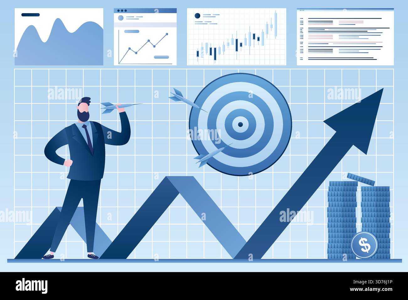 Corporate markets Stock Vector Images - Alamy