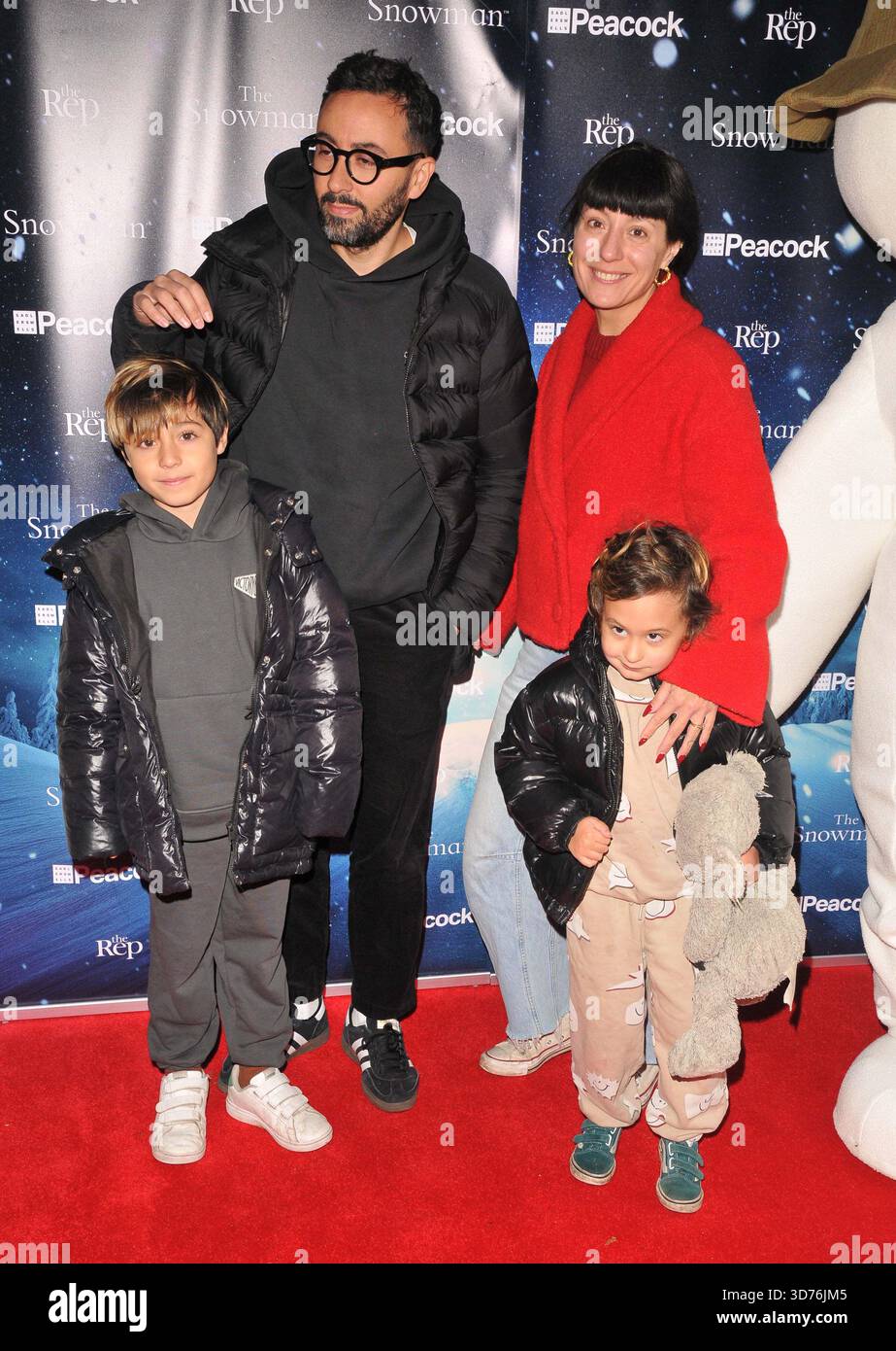 Katherine Ormerod and family at "The Snowman" VIP press performance ...