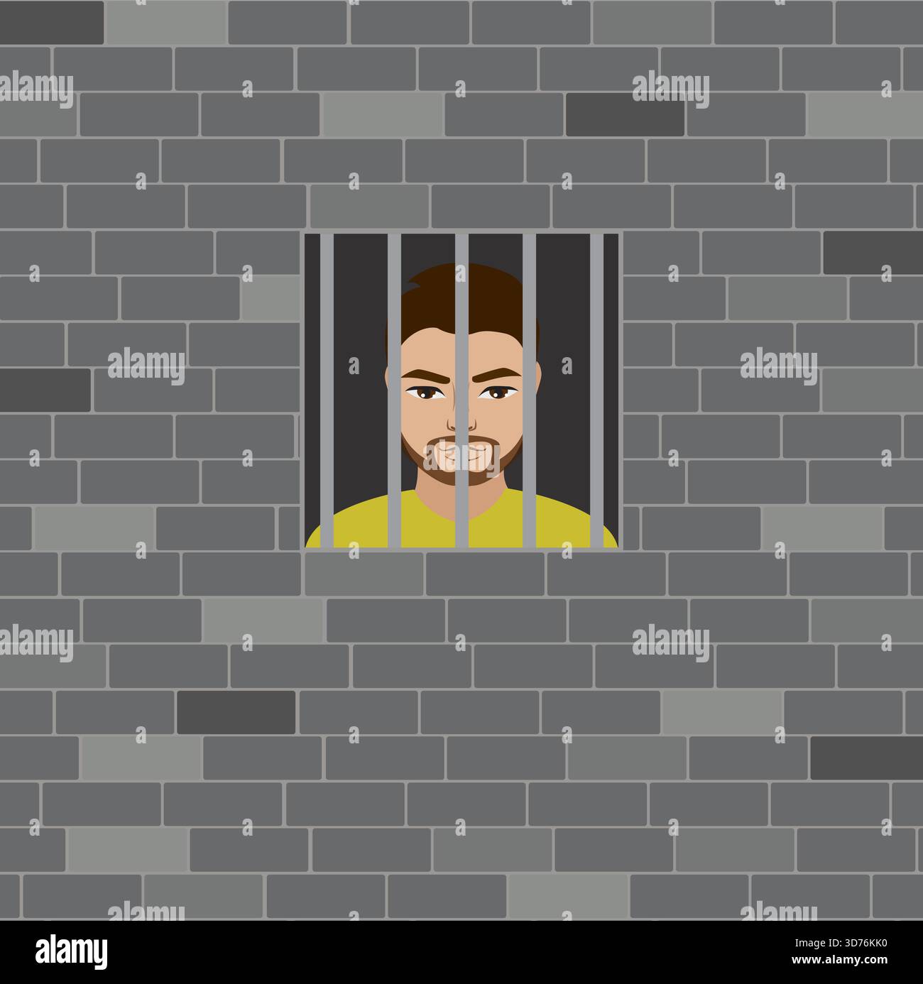 Brick facade window metal Stock Vector Images - Alamy