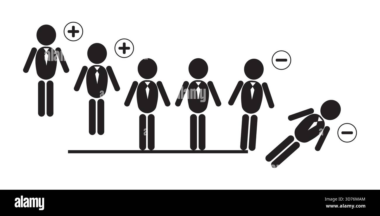 Employee turnover staff replacement Stock Vector Images - Alamy