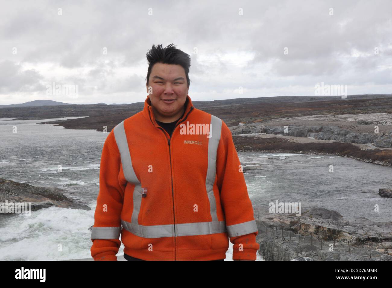 Joshua Nathan Kettler poses at his workplace at the Innavik ...