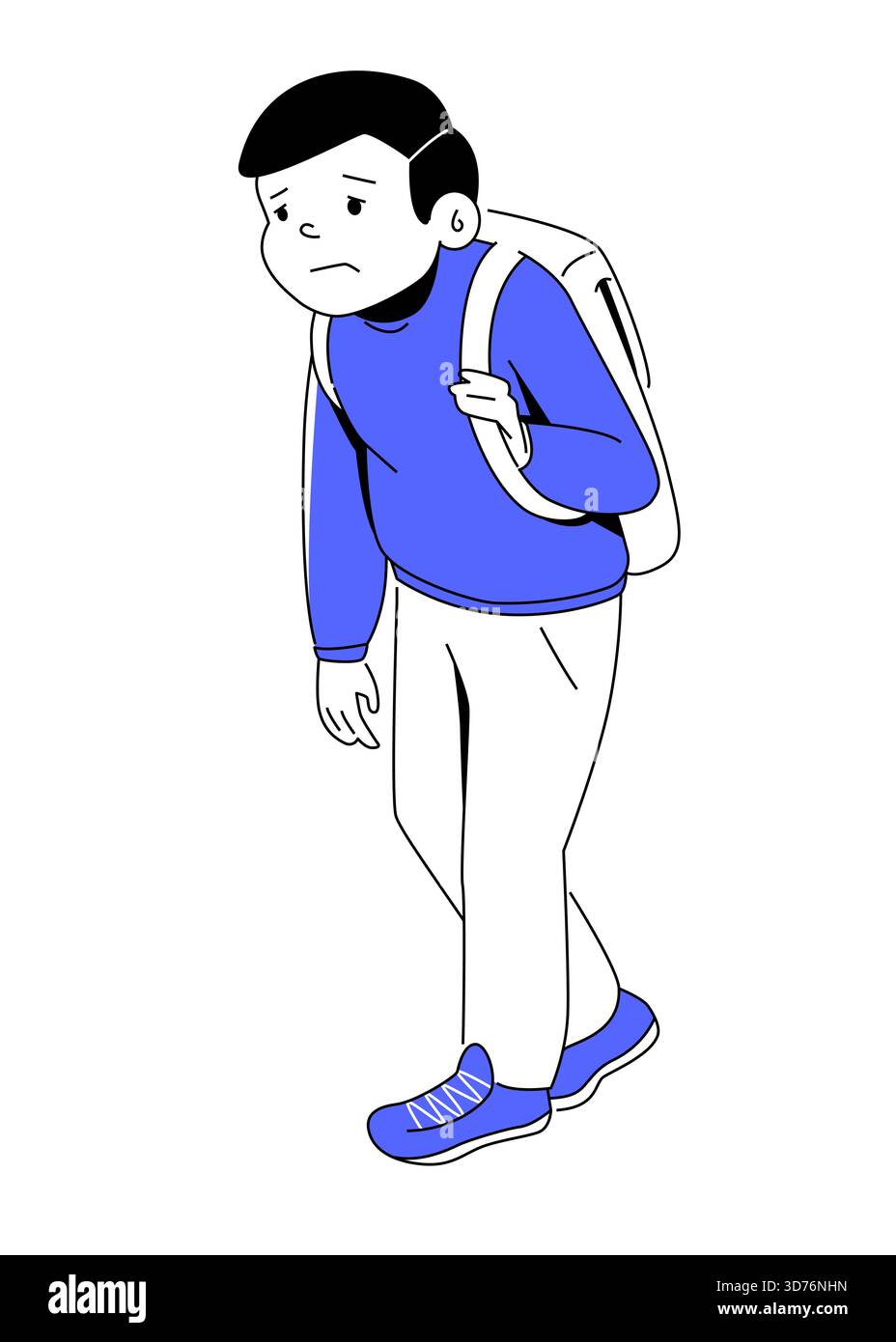 School fatigue Stock Vector Images - Alamy