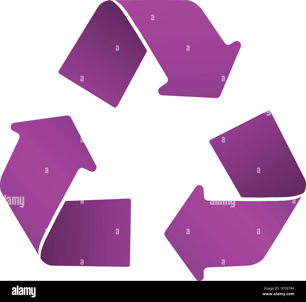 Waste recycle arrows symbol Stock Vector Images - Alamy