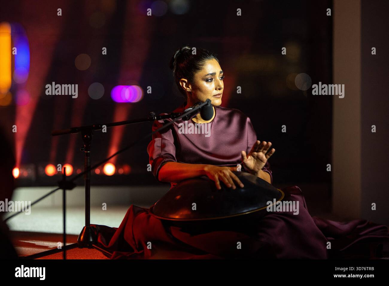 Iranian actress Golshifteh Farahani’s musical performance during the ...