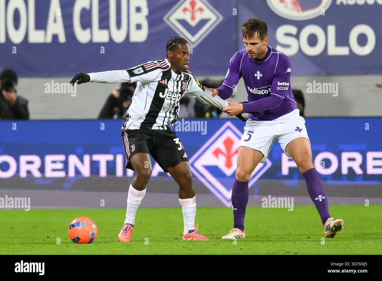 Artemio Franchi Stadium, Florence, Italy - Jonathan David of FC ...