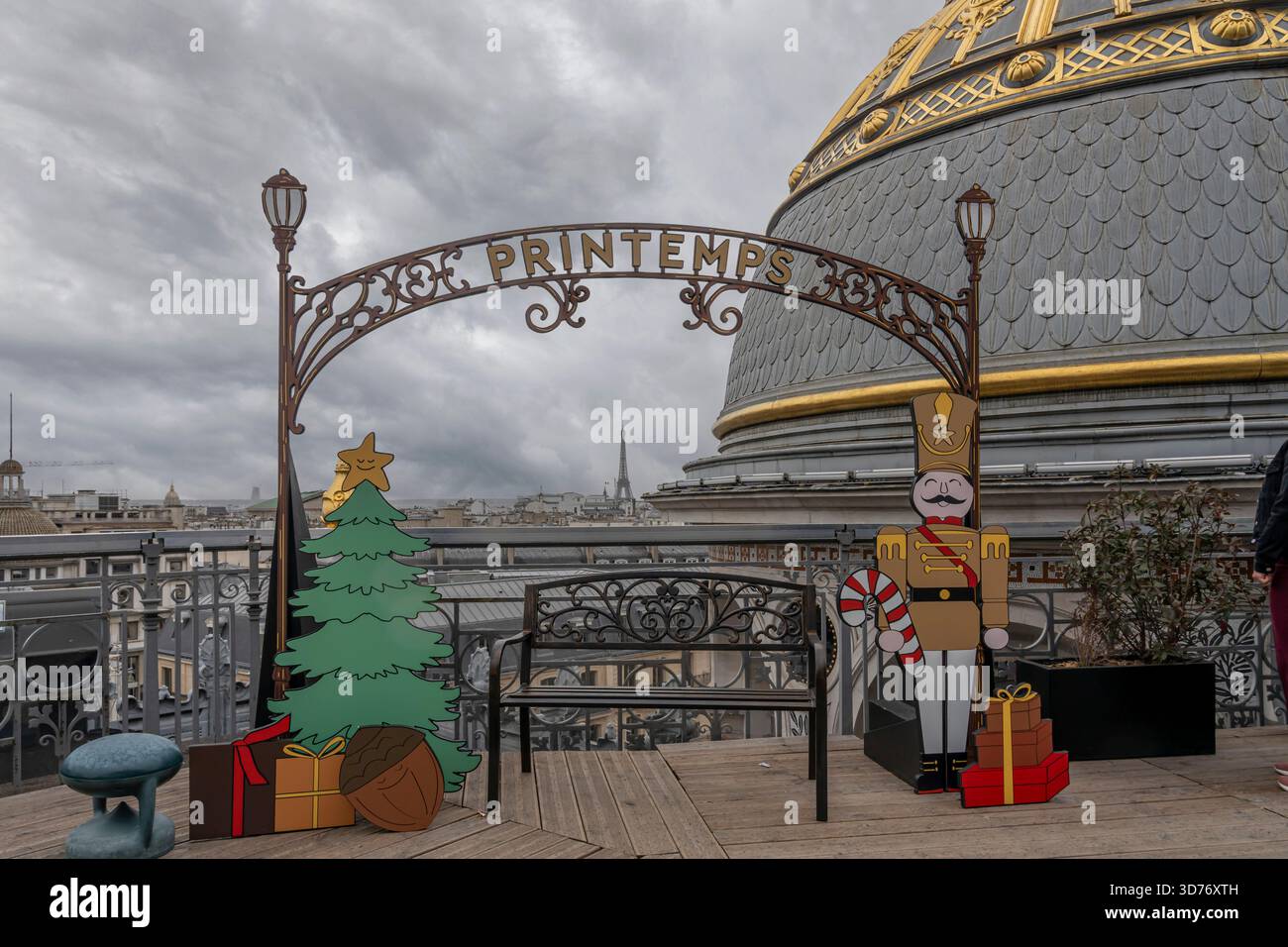 Paris, France - 11 14 2025: Boulevard Haussmann. Panoramic view of ...