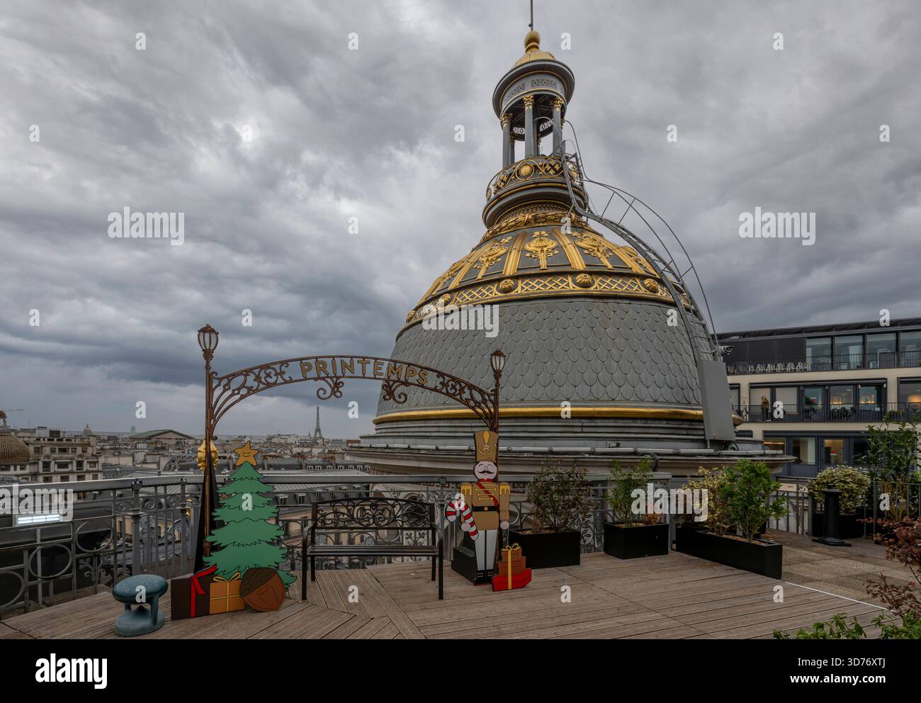 Paris, France - 11 14 2025: Boulevard Haussmann. Panoramic view of ...