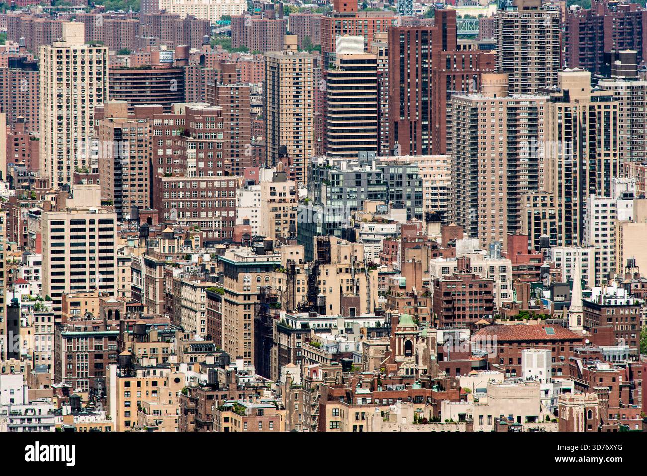 Aerial view high rise broadway hi-res stock photography and images - Alamy