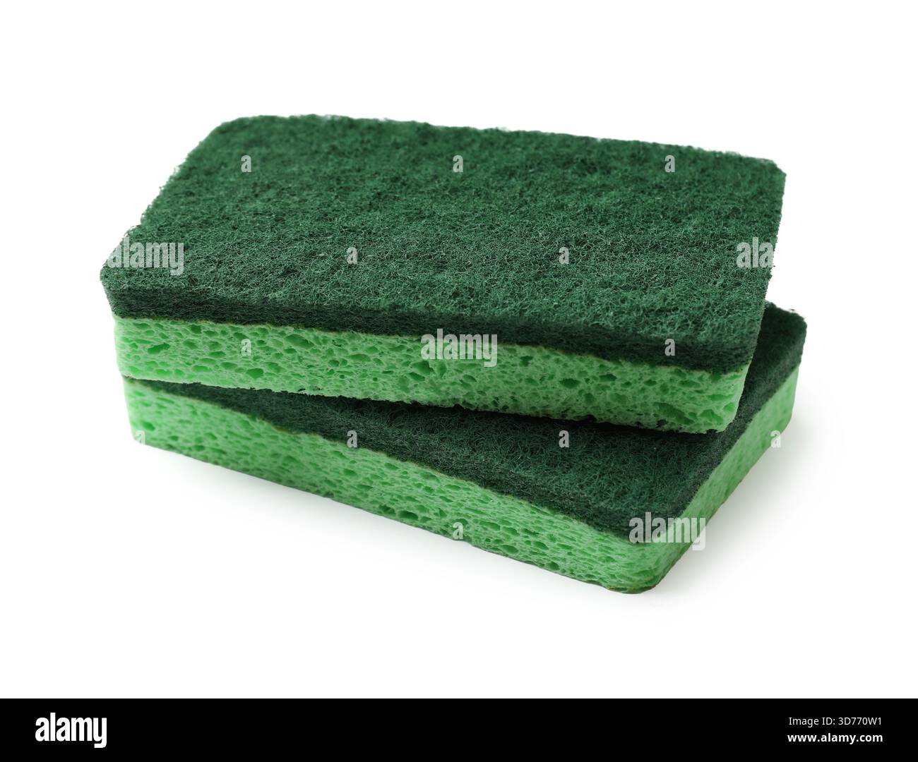 New sponges on white Cut Out Stock Images & Pictures - Alamy