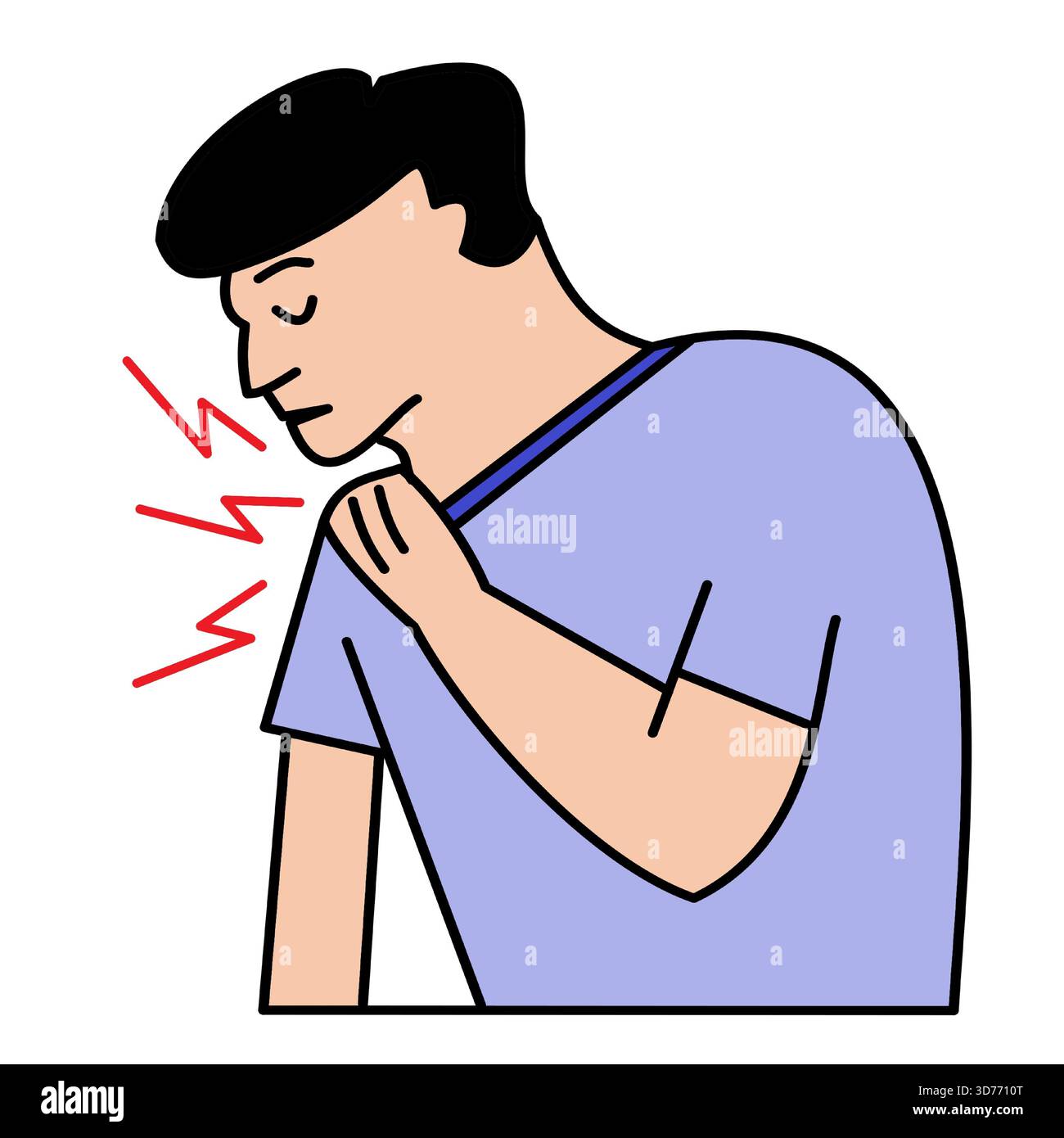 Hurt problem Stock Vector Images - Alamy