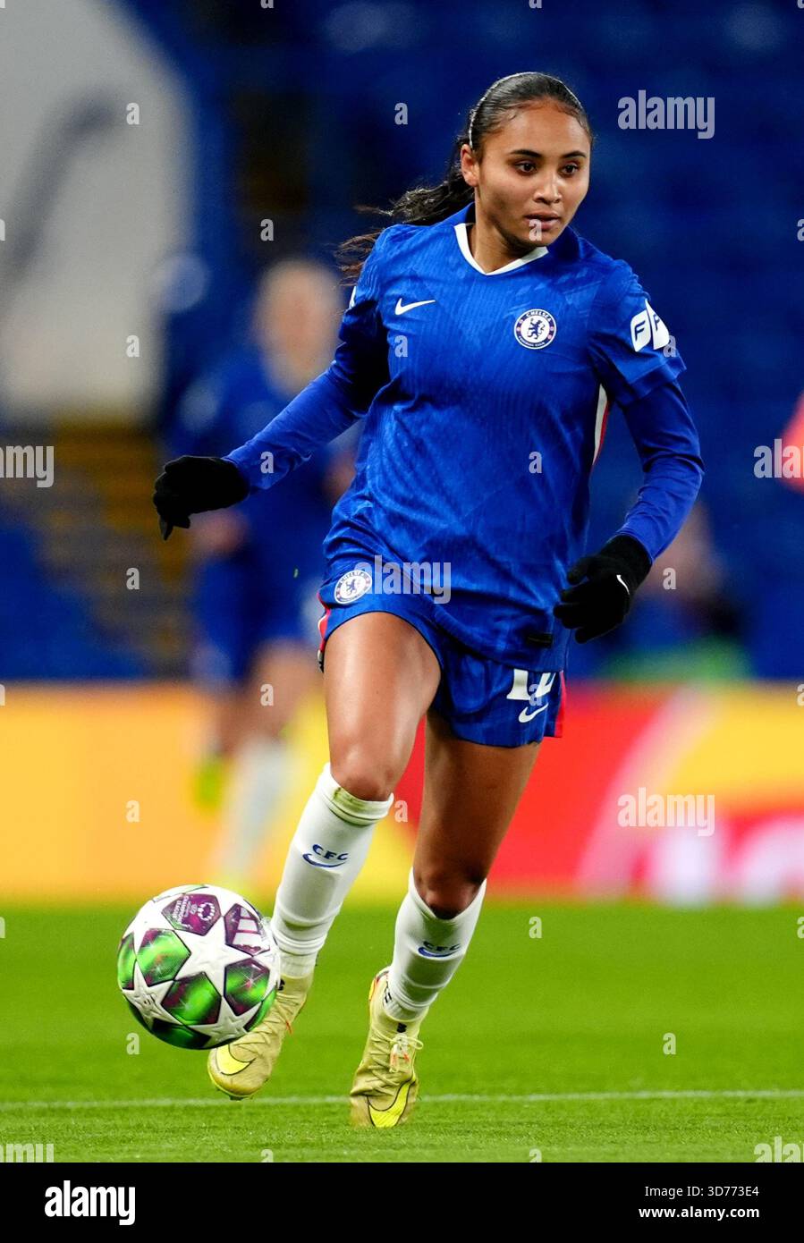 Chelsea’s Alyssa Thompson during the UEFA Women's Champions League ...