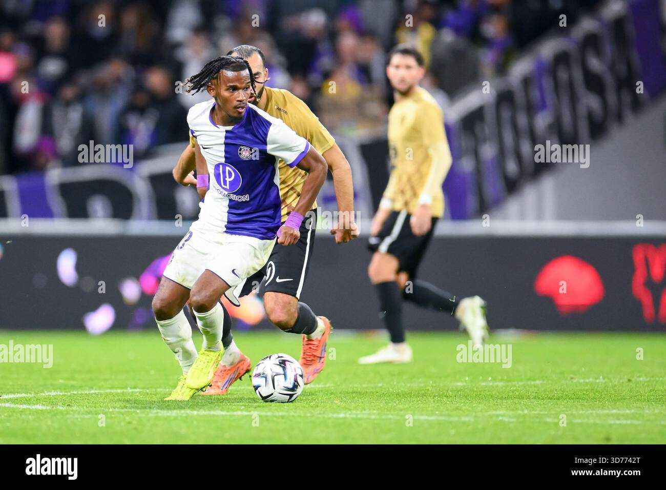 Yann Gboho of Toulouse Football Club during the Ligue 1 McDonald's ...