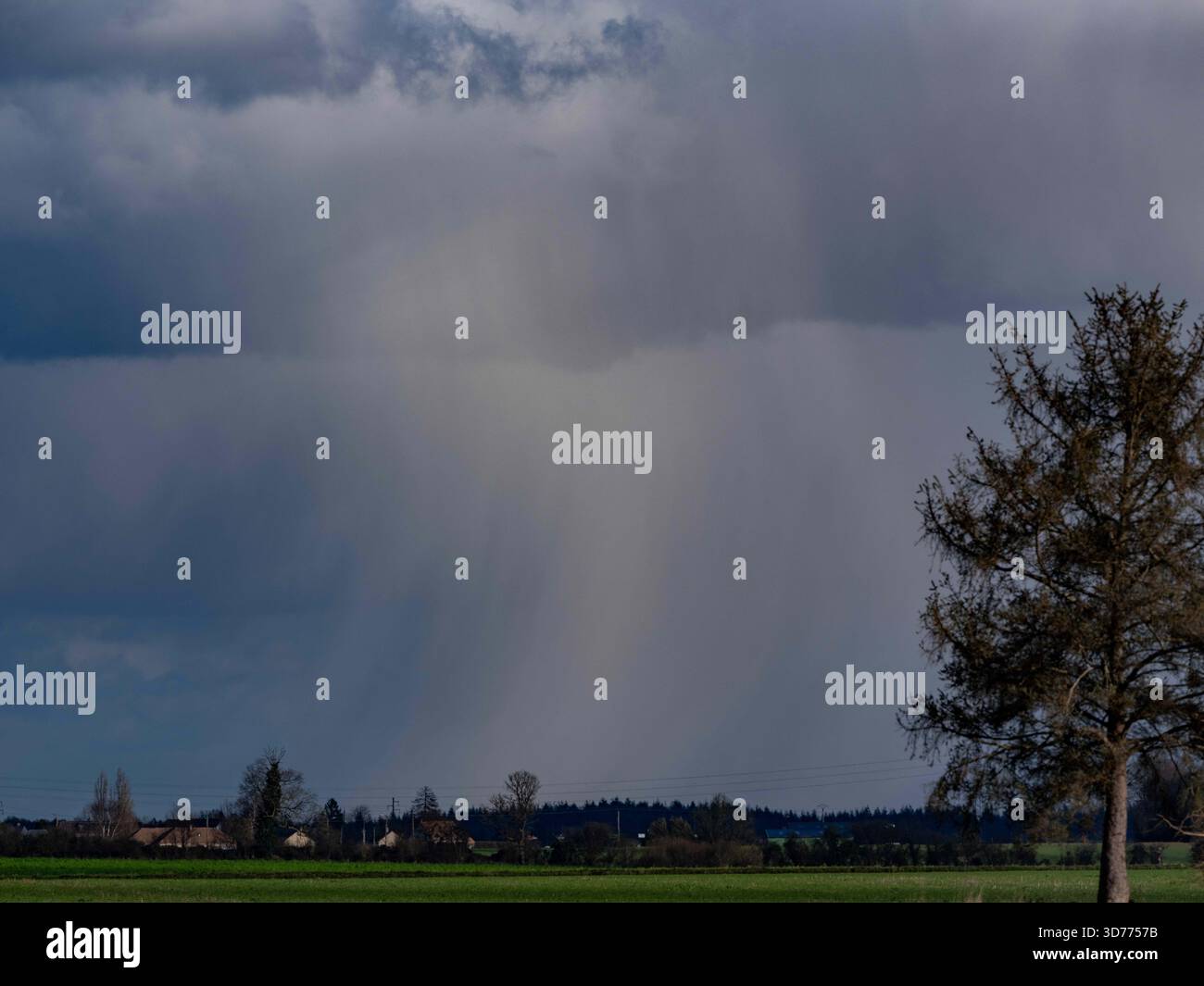 Sleet weather in Normandy, France on November 20, 2025. Photo by Mario ...