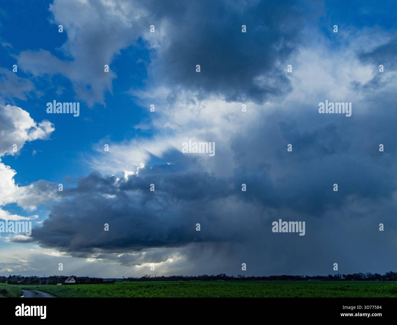 Sleet weather in Normandy, France on November 20, 2025. Photo by Mario ...
