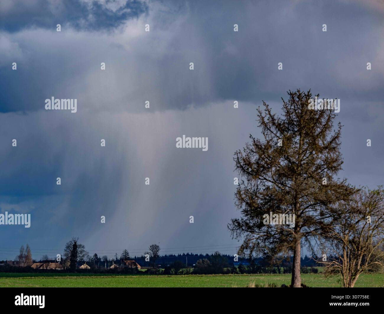 Sleet weather in Normandy, France on November 20, 2025. Photo by Mario ...