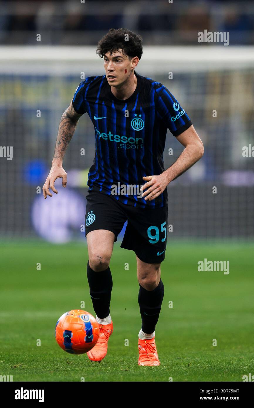Alessandro Bastoni of FC Internazionale in action during the Serie A ...
