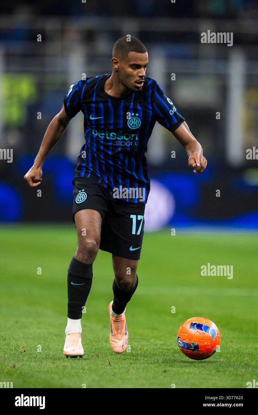 Andy Diouf of FC Internazionale in action during the Serie A football ...