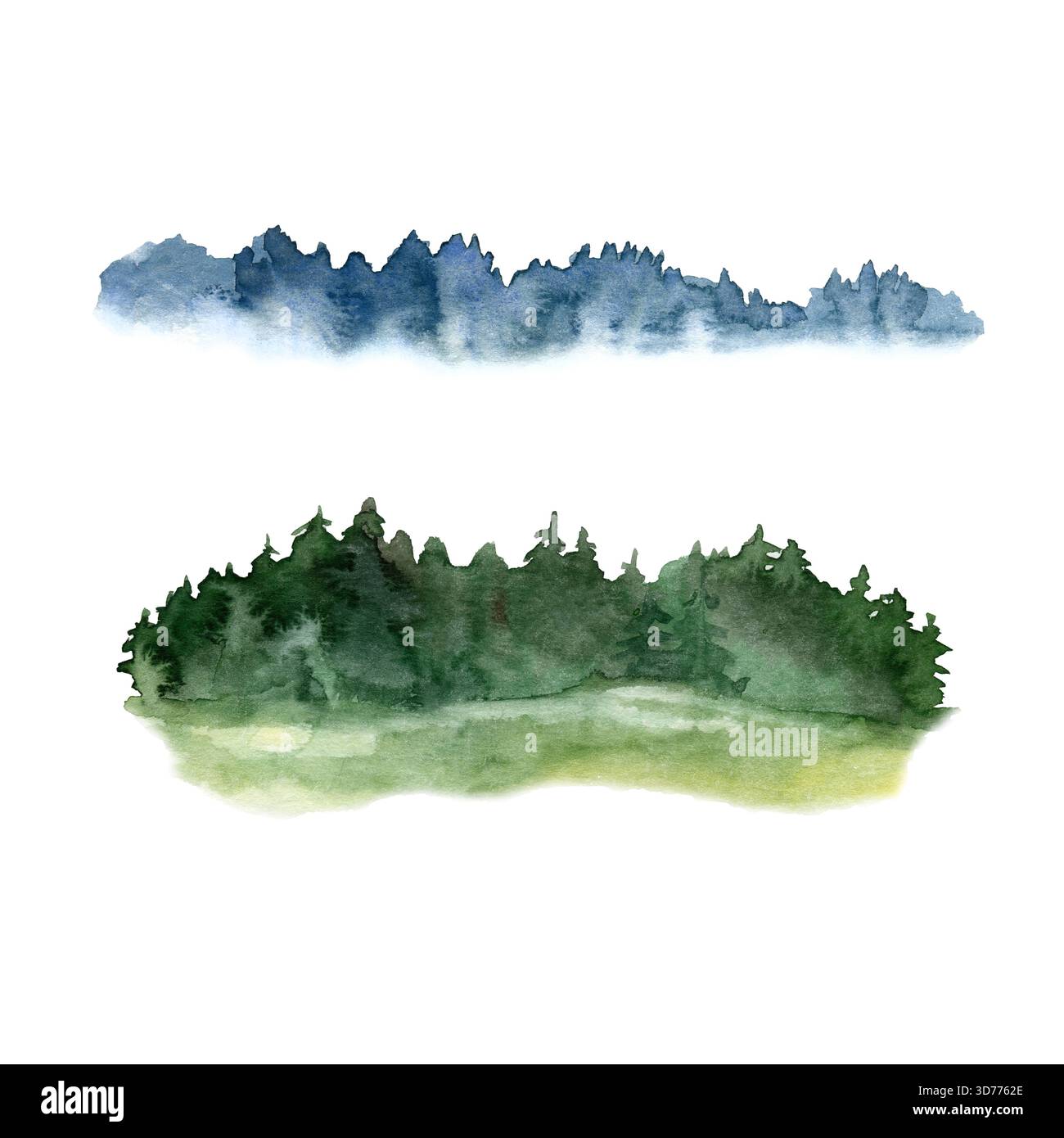 Forest horizon line Cut Out Stock Images & Pictures - Alamy