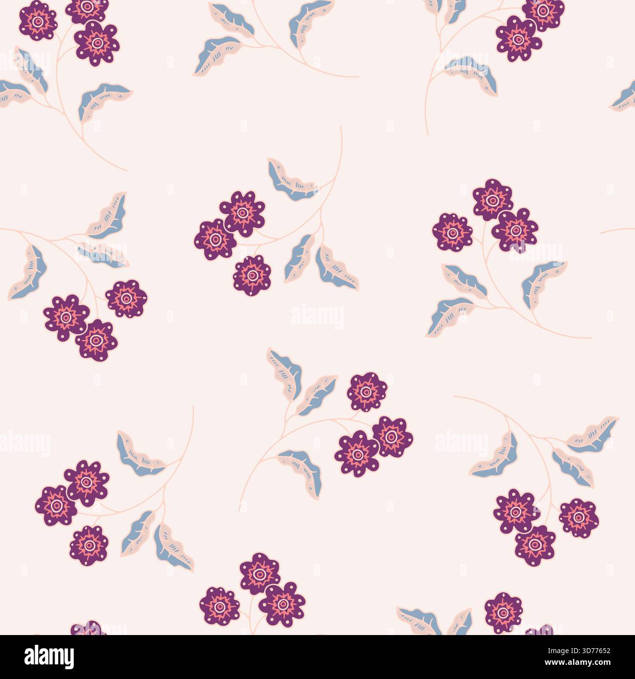 Soft blossoms spring garden Stock Vector Images - Alamy